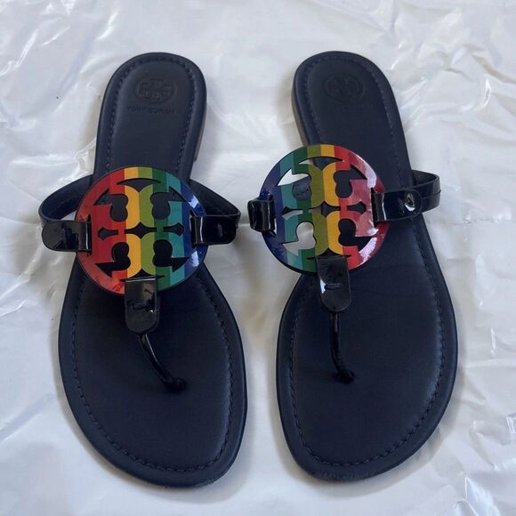 Tory Burch | Shoes | Tory Burch Miller Reva Patent Leather Sandals ...